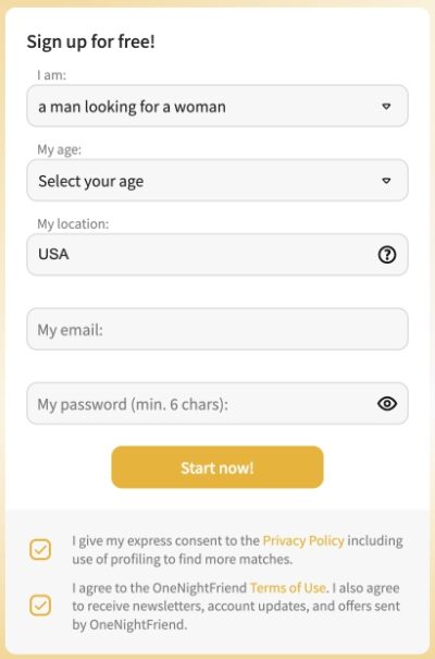 OneNightFriend Review (2026) - Is It The Best Dating Site?