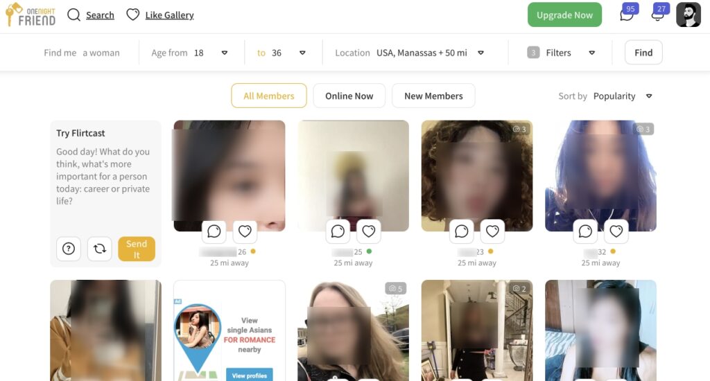 OneNightFriend Review (2026) - Is It The Best Dating Site?